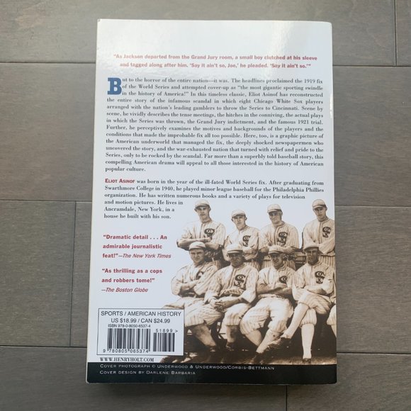 Other | Eight Men Out The Black Sox And The 1919 World Series Book By ...